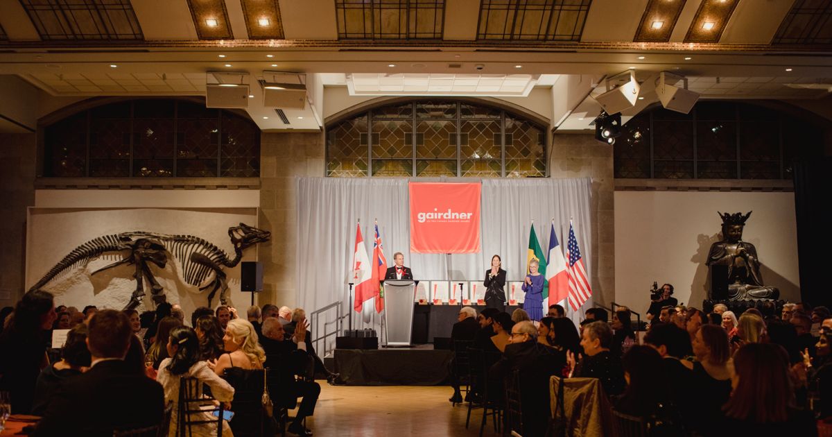Recognizing the world’s scientific leaders at the Gairdner Awards Gala ...
