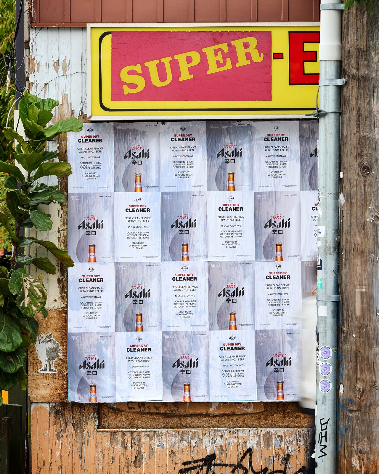 Peek into the Asahi Super Dry Cleaner pop-up experience on Ossington ...