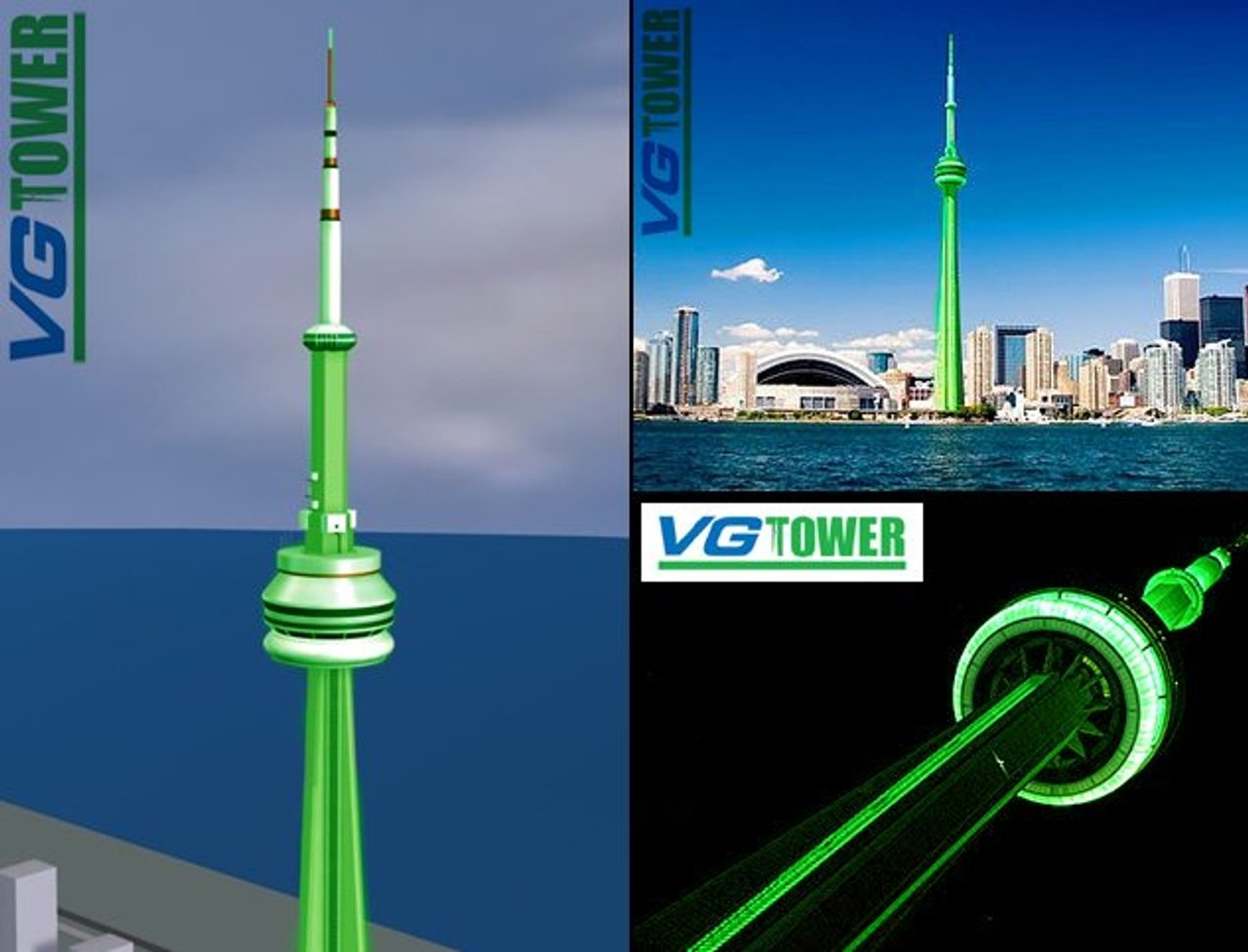 The $78-million plan to sell the CN Tower and colour it green - Toronto ...