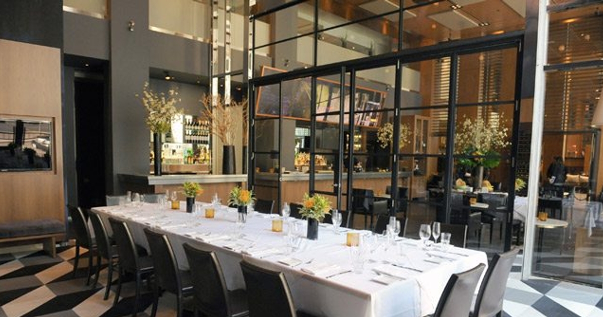 Take a look inside the redesigned Victor restaurant at Hôtel Le Germain ...