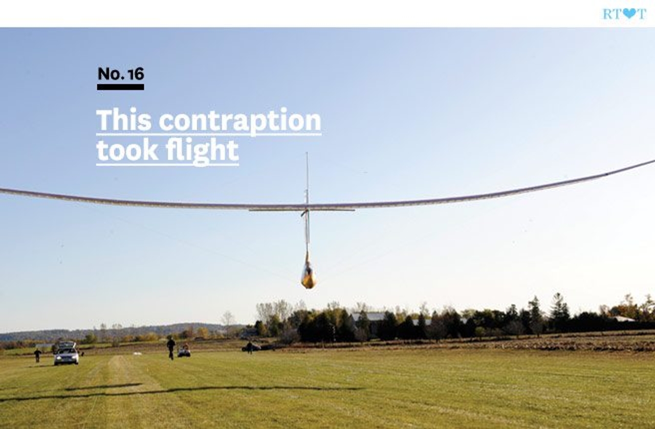 50 Reasons to Love Toronto: No. 16, A leg-powered, flapping-wing ...