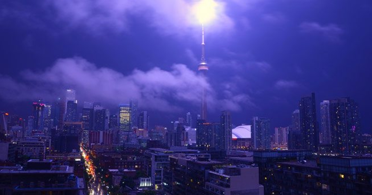 Last night’s storm shut down the Ex, caused power outages—and produced ...