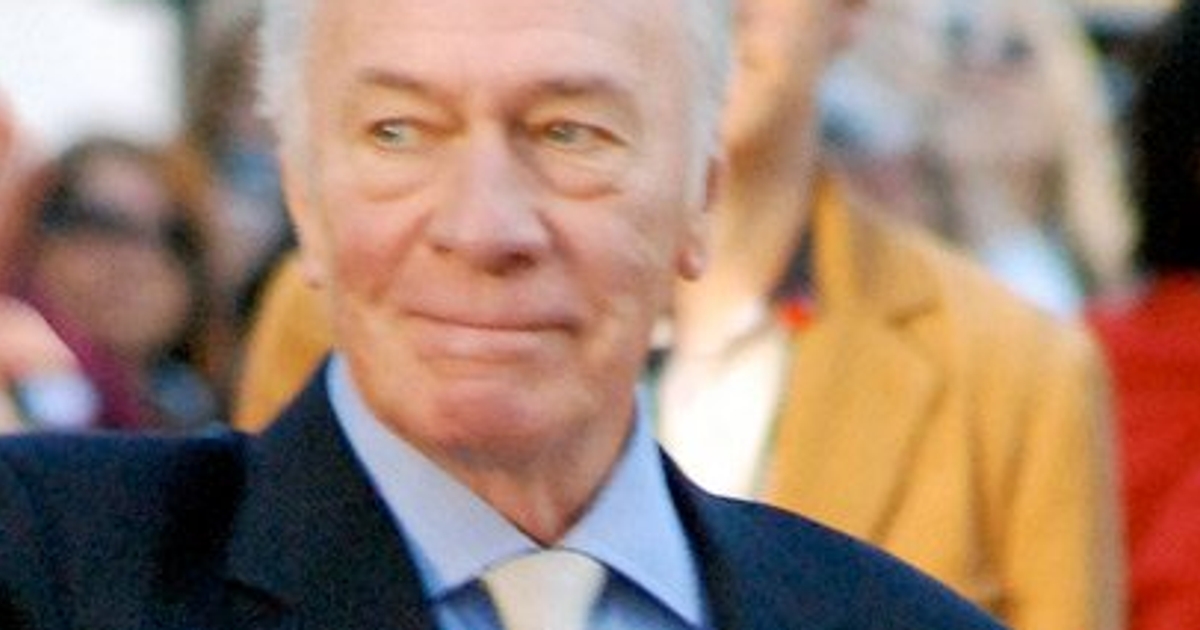 Christopher Plummer receives the inaugural Stratford Shakespeare ...