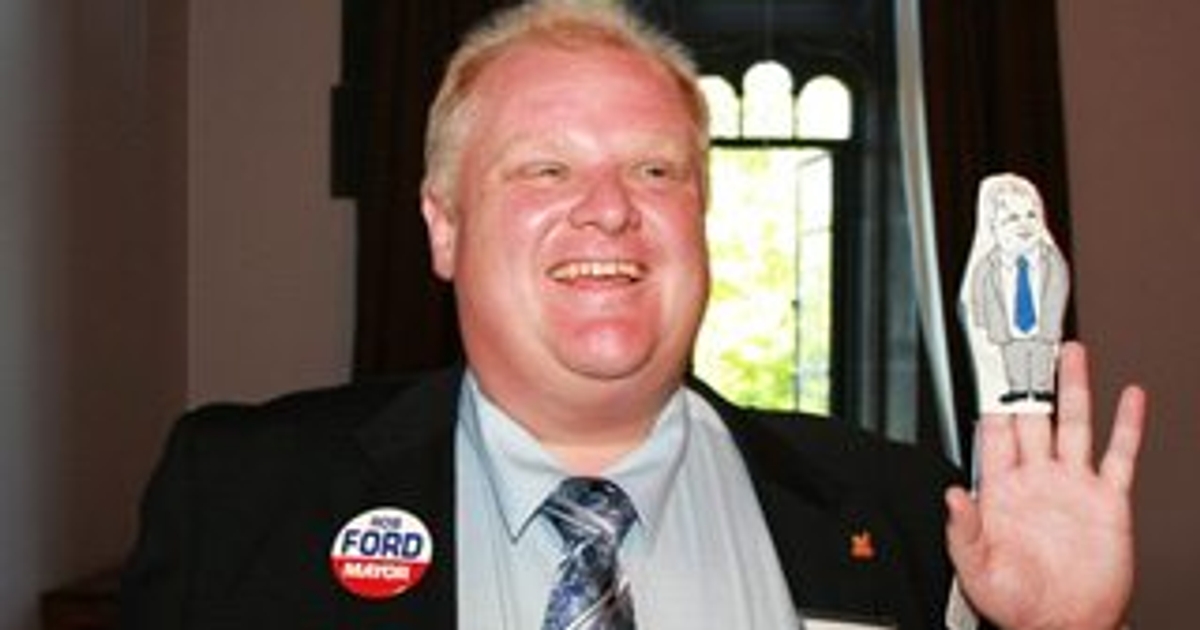 Rob Ford dips into the provincial politics water—but we were hoping he ...