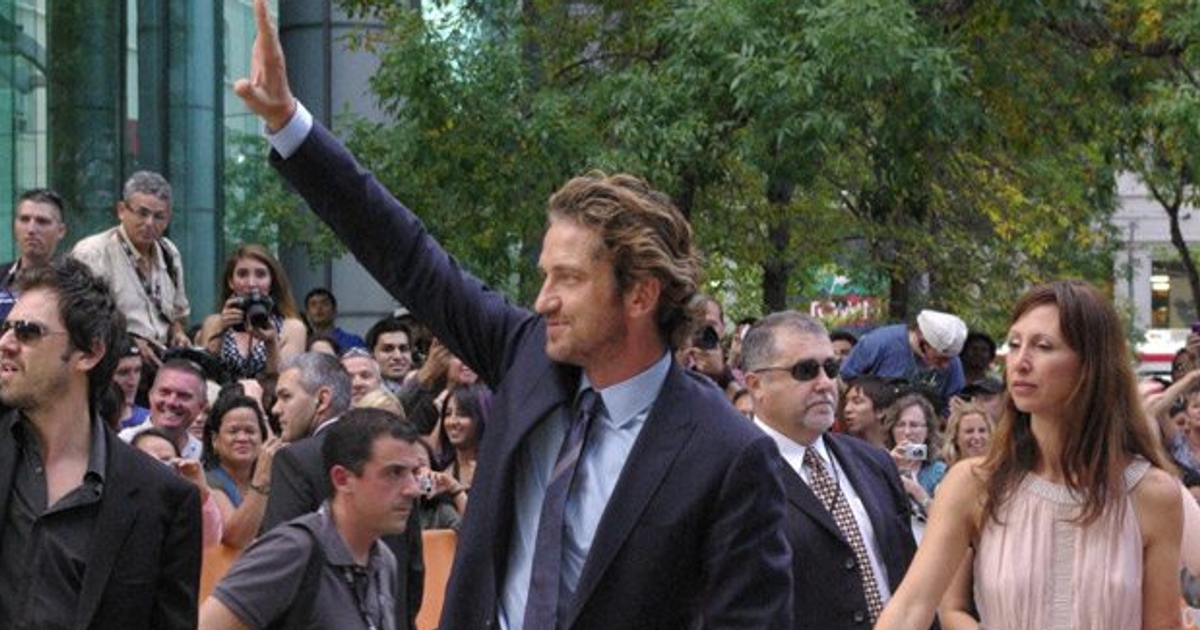TIFF PHOTO GALLERY: Gerard Butler delights his fans with ridiculous ...