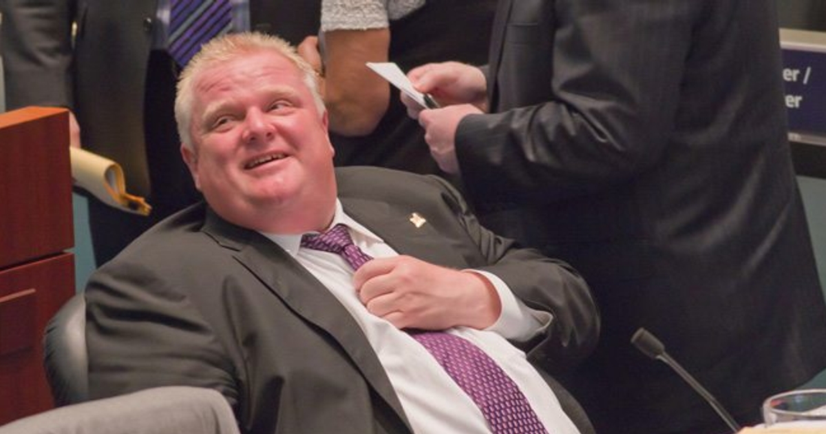 The Globe continues to scrutinize Rob Ford’s campaign finances; Rob ...