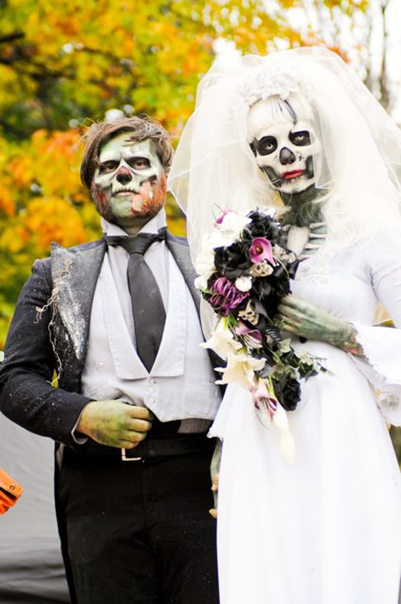 The Toronto Zombie Walk saw undead children and a wedding ceremony for ...
