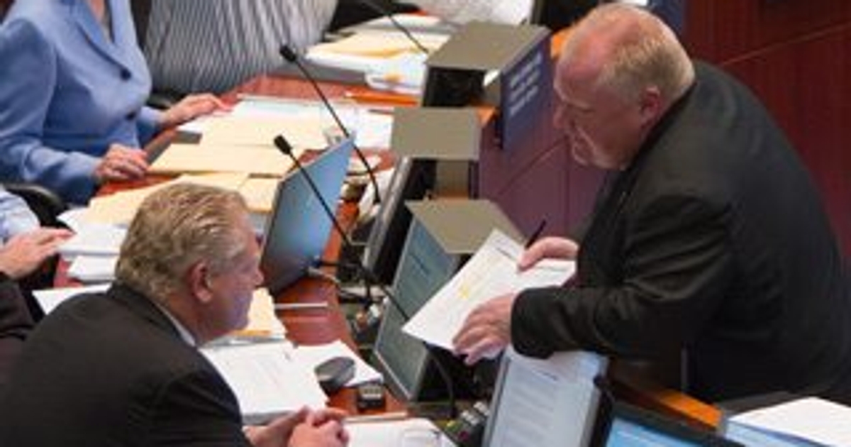 Rob Ford and brother Doug now have their own talk radio show (seriously ...