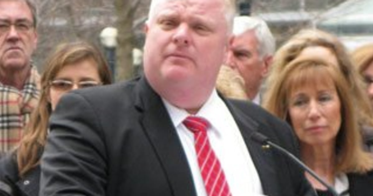 Rob Ford pledges to block LRT construction—even if council votes for it ...