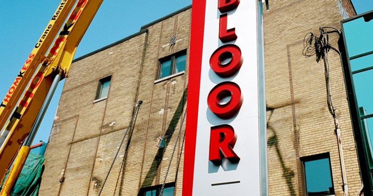 See the new Bloor Hot Docs Cinema marquee go up - Toronto Life