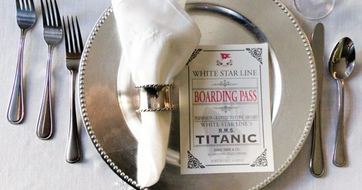 See every course of the R.M.S. Titanic’s final first-class dinner ...