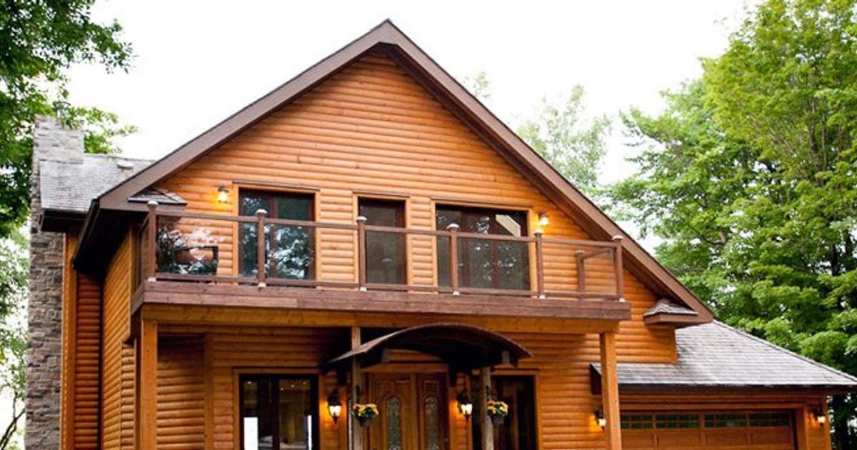 Cottage of the Week: $2 million for a log cabin with a sunset view of ...
