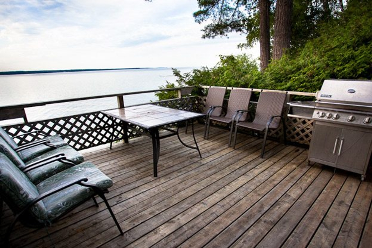 Cottage of the Week: $2 million for a log cabin with a sunset view of ...