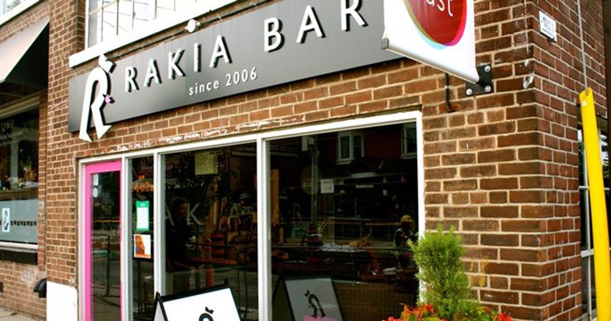 Introducing: Rakia Bar, a shiny new Queen East spot devoted to a traditional Balkan drink ...