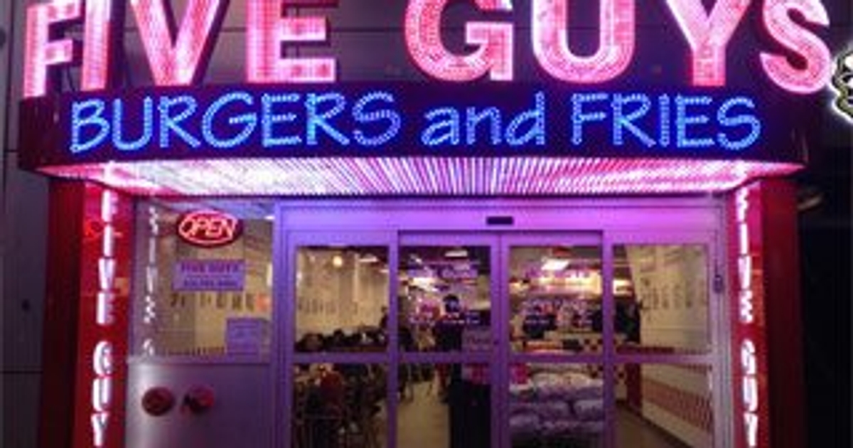 Attention downtown burger fiends: Five Guys is now open at Yonge and ...