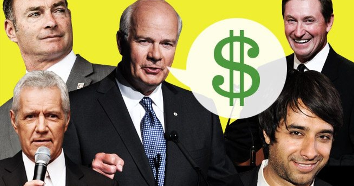 Money Talks: 10 Toronto celebrities who command five-figure speaking ...