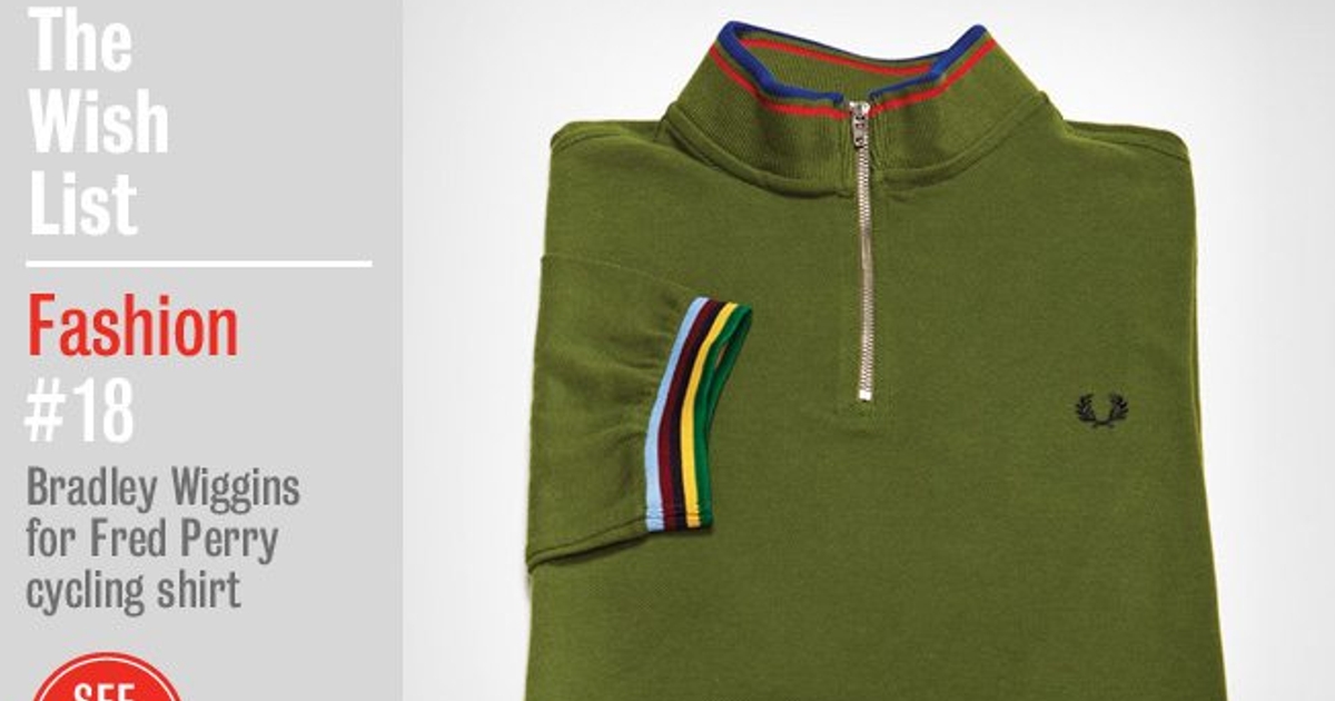 Holiday Gift Guide 2012: a Fred Perry cycling shirt designed by a Tour ...