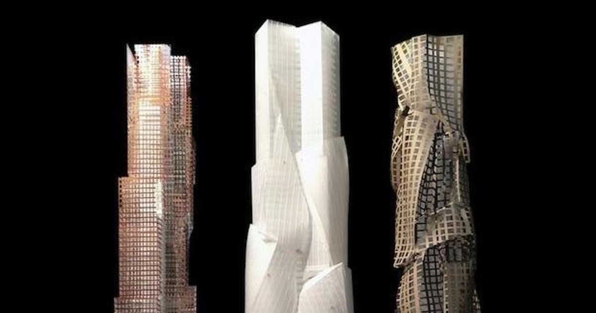 Photo: the new design for the Mirvish-Gehry condo complex on King West ...