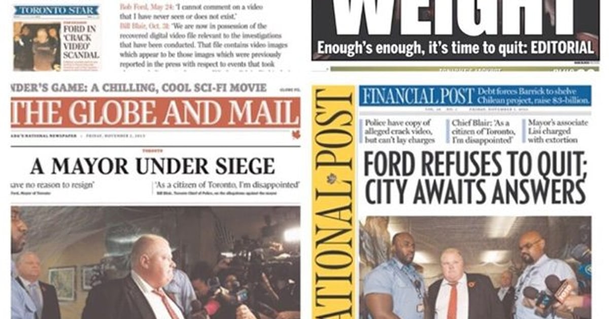 SLIDESHOW: The Rob Ford Crack Scandal in pictures, from the early ...