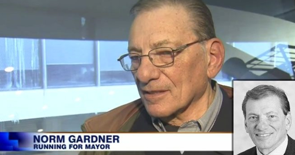 Now running for mayor: Norm Gardner, yet another guy with weird ...