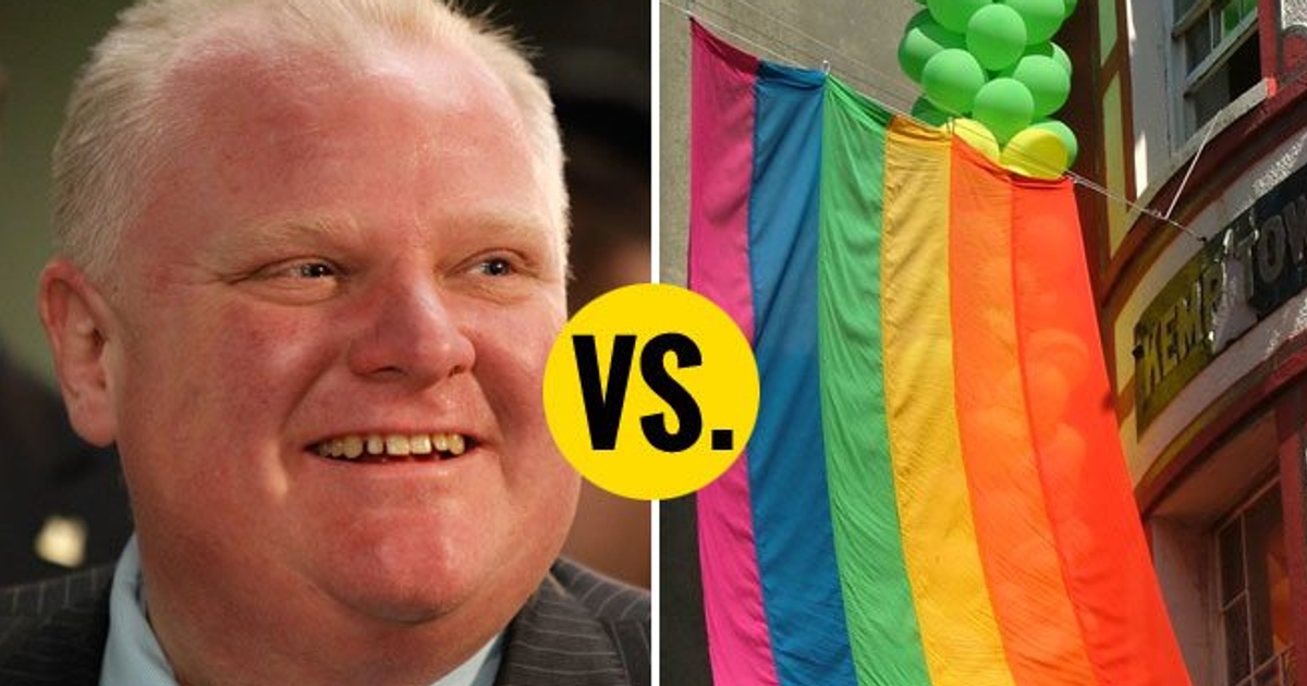 Rob Ford demands city hall’s Pride flag be removed, then discovers he ...