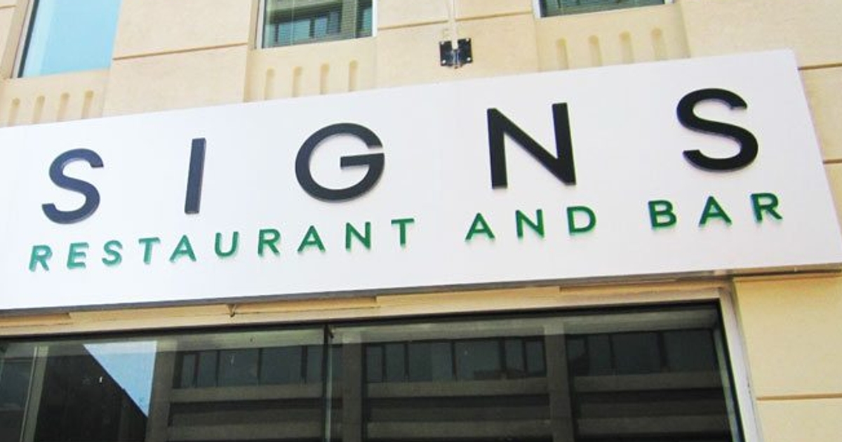 Sign language is the rule at Signs, a new restaurant in Church ...