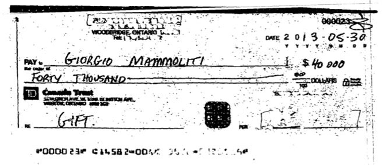 Giorgio Mammoliti could be docked 90 days' pay for accepting $80,000 in ...