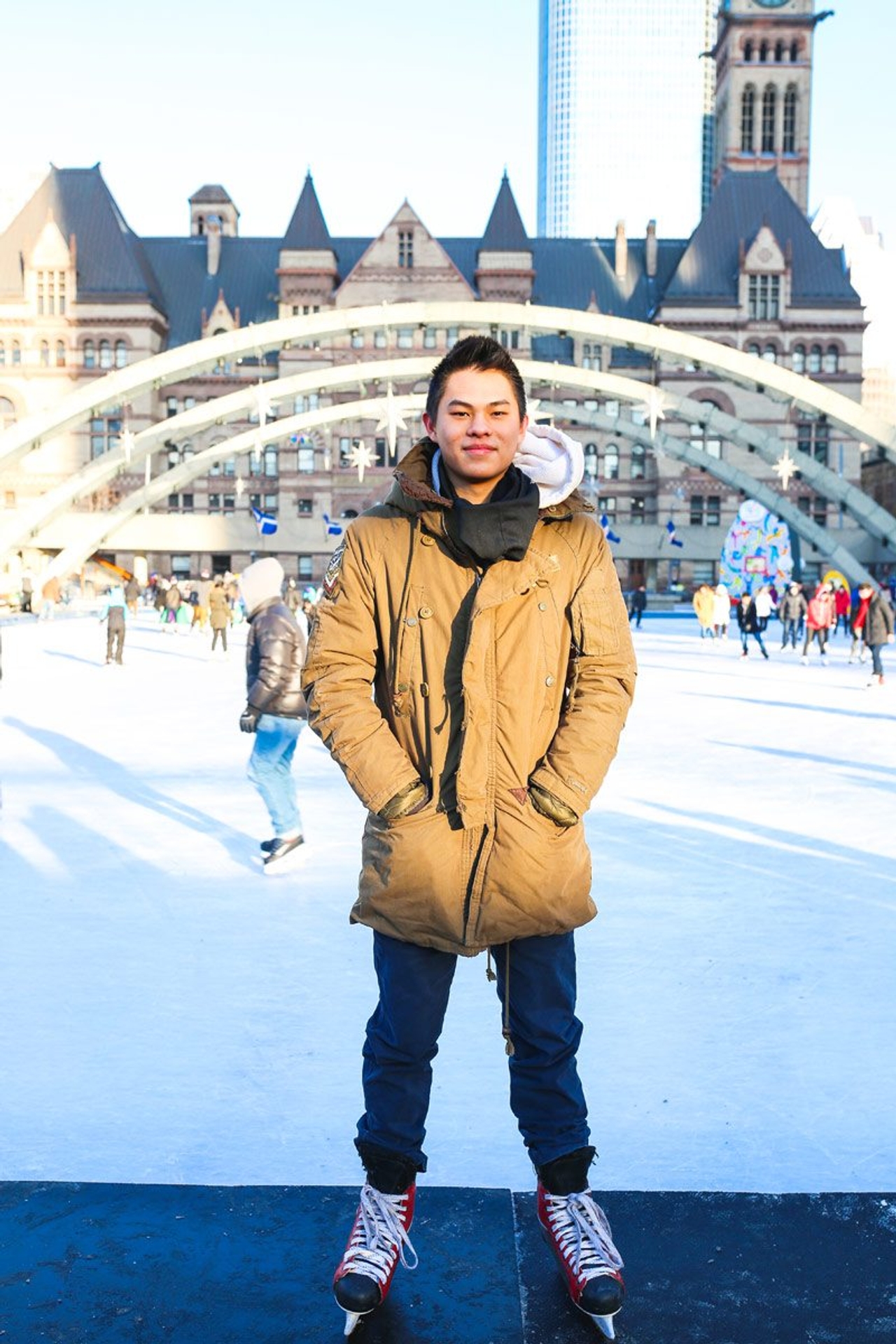 Street Style: bundled-up out-of-towners and students show off their ice ...