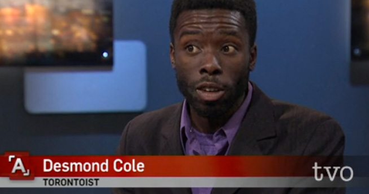 Watch Desmond Cole talk about racism and racial profiling on TVO's The ...