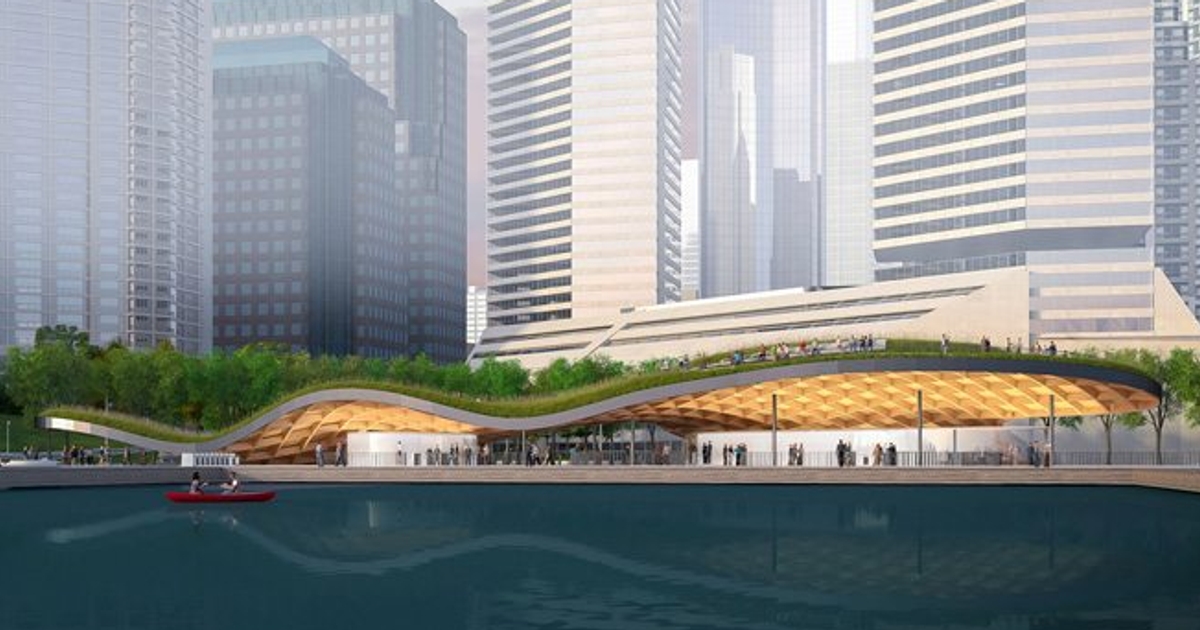 What the Toronto Islands ferry terminal might look like in a few years ...