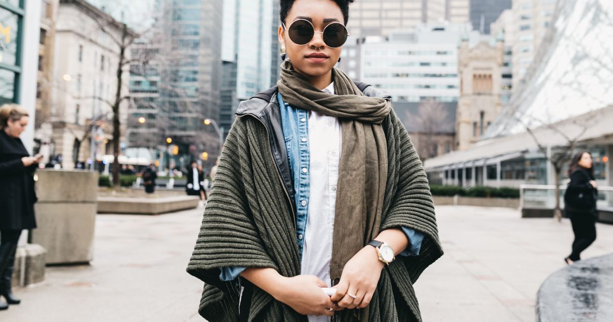 Street Style: Toronto Fashion Week attendees blend in with neutral ...
