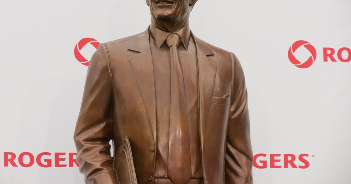 The Ted Rogers statue at Rogers Centre is gone - Toronto Life