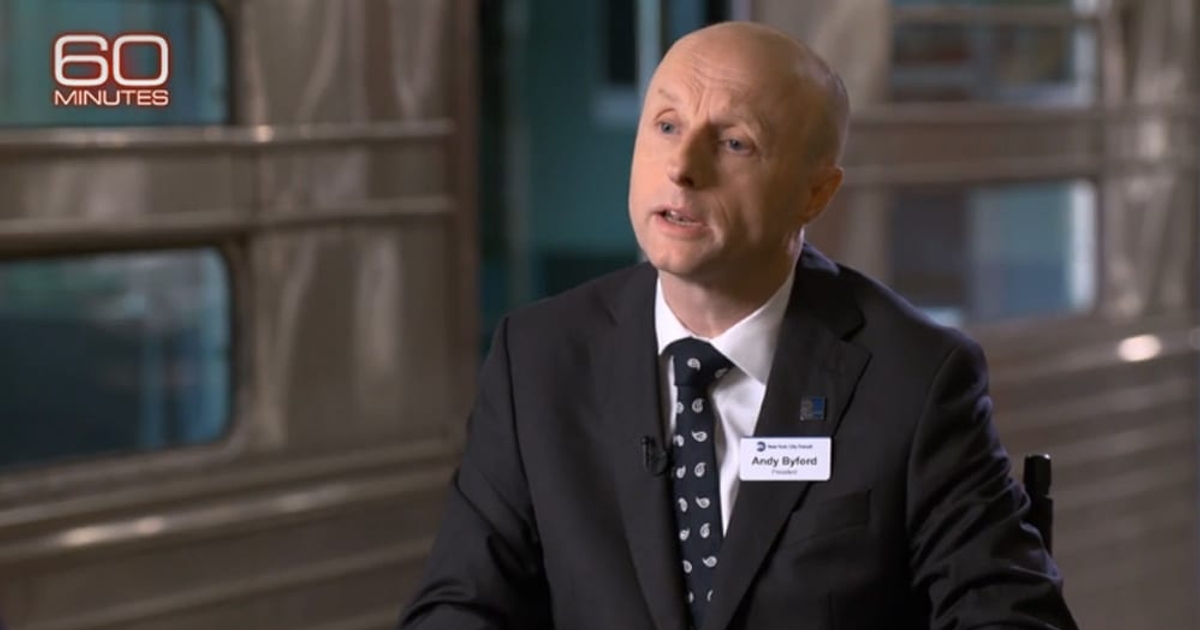 A few key moments from Andy Byford's 60 Minutes appearance - Toronto Life