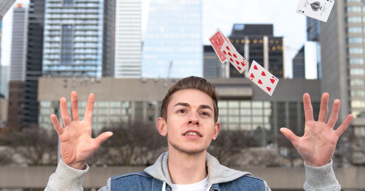 Q&A: Dylan Ballingall, the guy who performs magic tricks outside ...