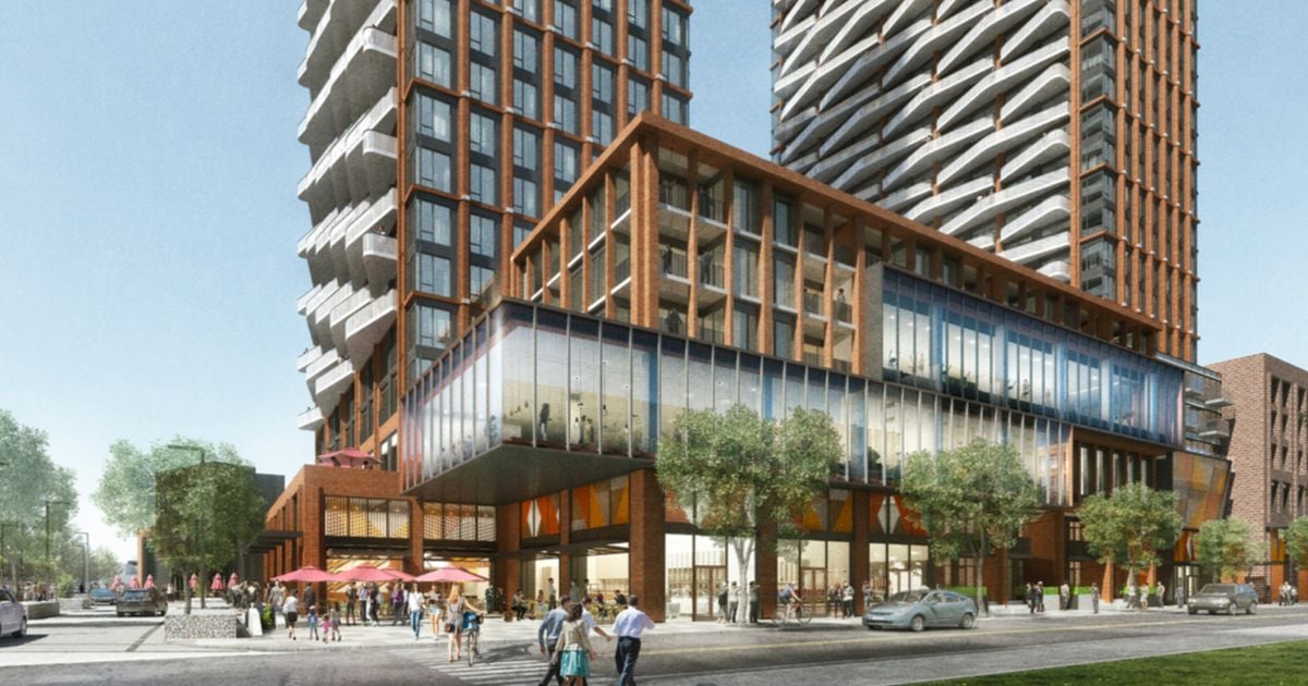 This is what Dufferin Mall's parking lot could look like in a few years ...