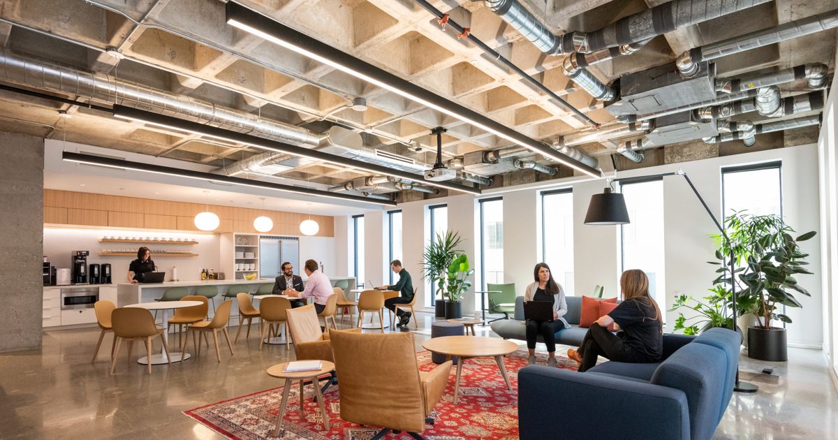 Inside the new offices of multidisciplinary design firm Perkins and ...