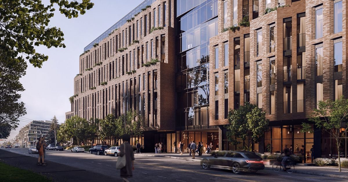 Discover a new form of mid-rise condo living with a bold masonry design ...