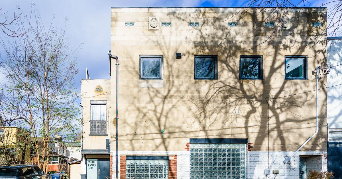 This building used to be a toy factory. Now it's a loft-style ...