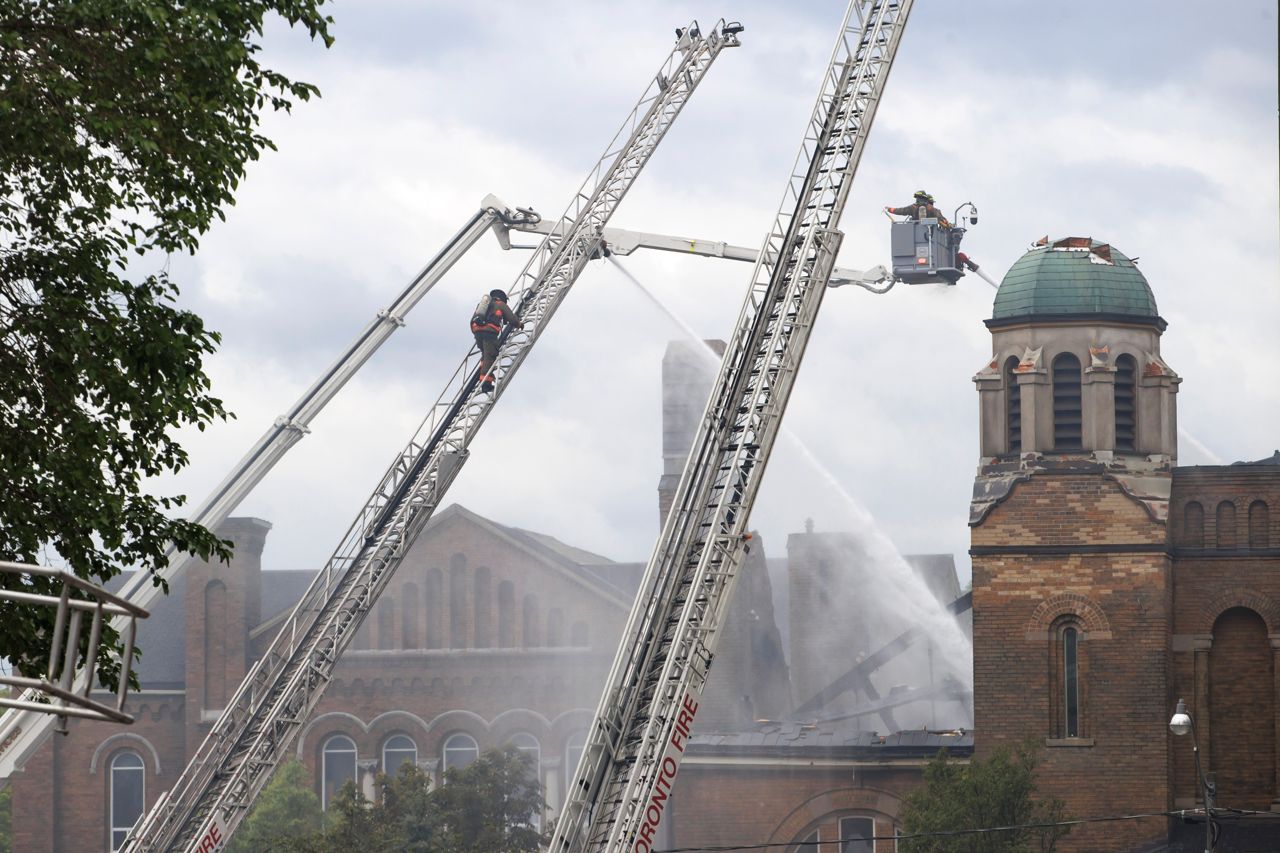 The St. Anne's Church fire is being investigated as possible arson ...