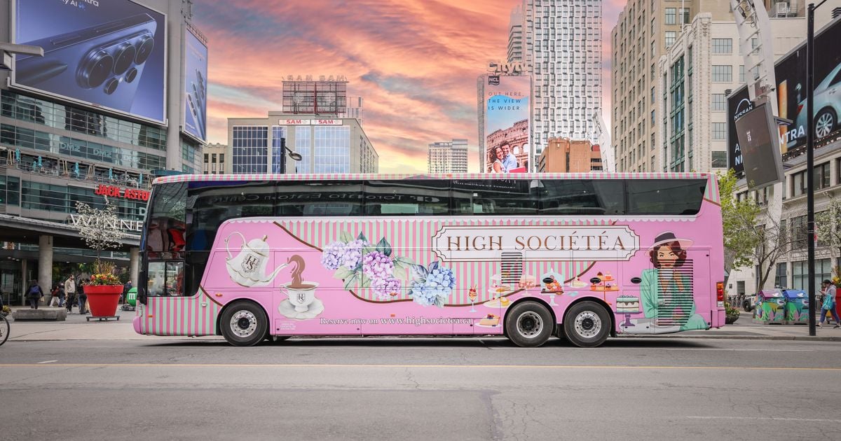 Now you can have afternoon tea on a (moving!) double-decker bus in ...