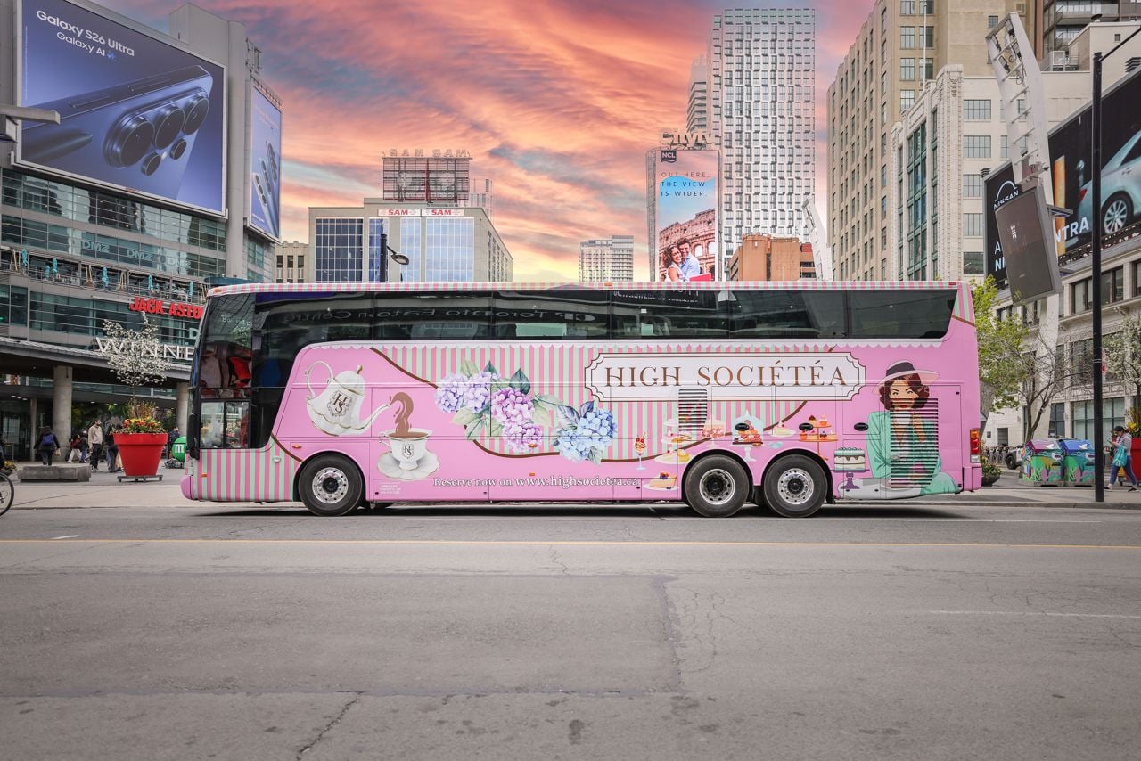 Now you can have afternoon tea on a (moving!) double-decker bus in ...